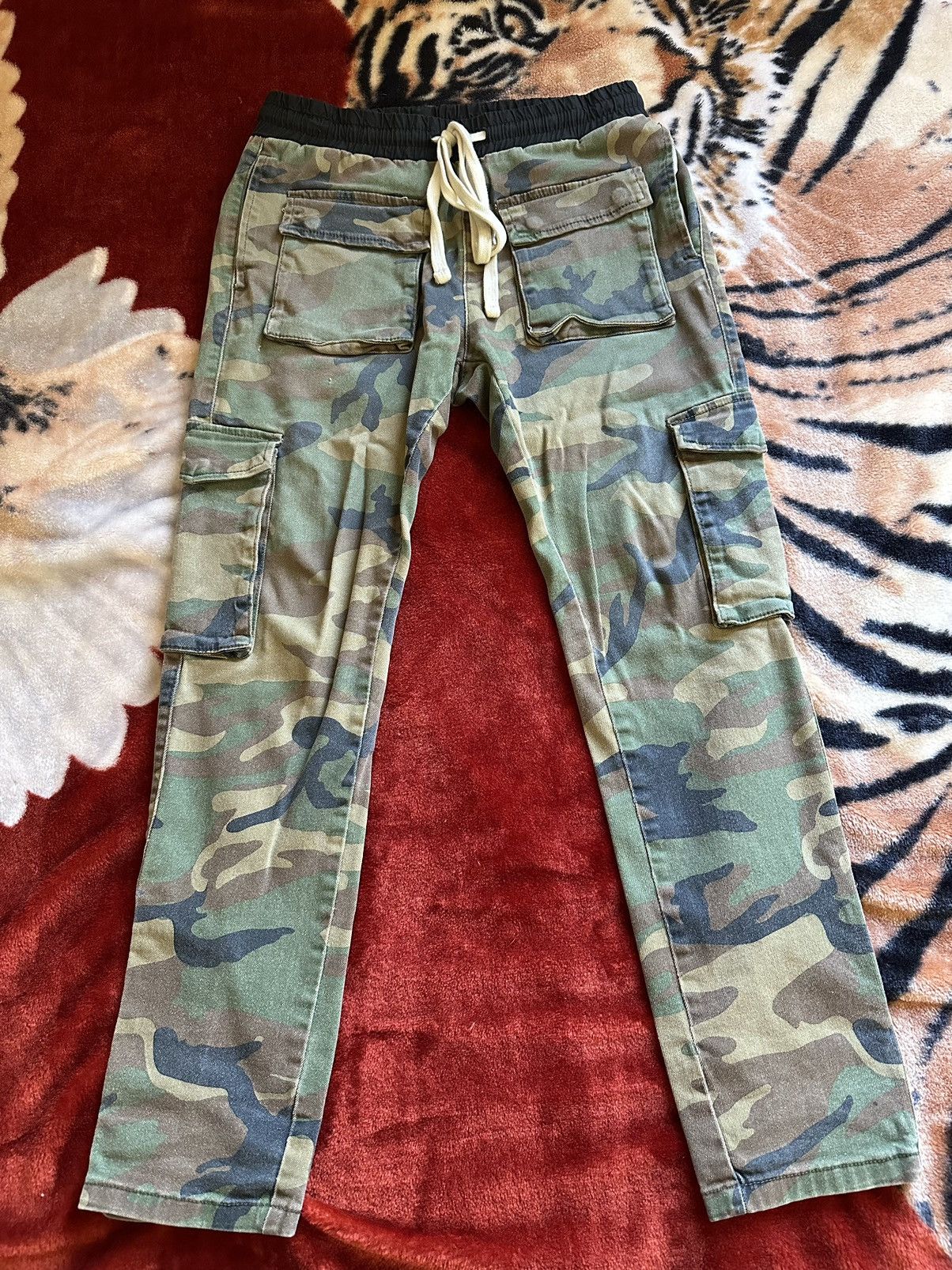Mnml Mnml Camo Cargo Drawstring Pants Grailed