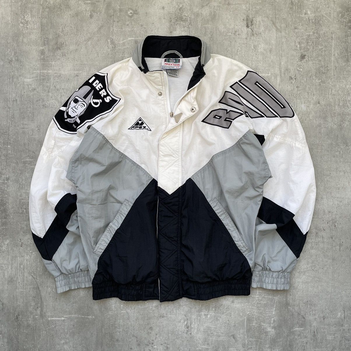 Apex One × NFL Vintage 90s Raiders Apex One Jacket Very Rare | Grailed