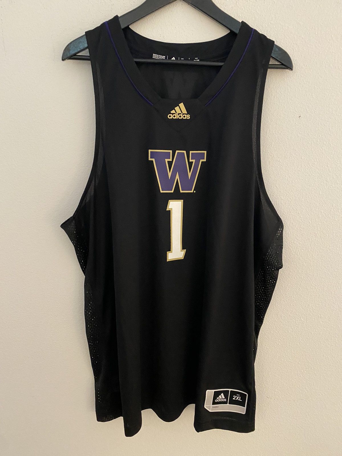 Adidas × Collegiate × Ncaa Adidas U of Washington Basketball Swingman ...