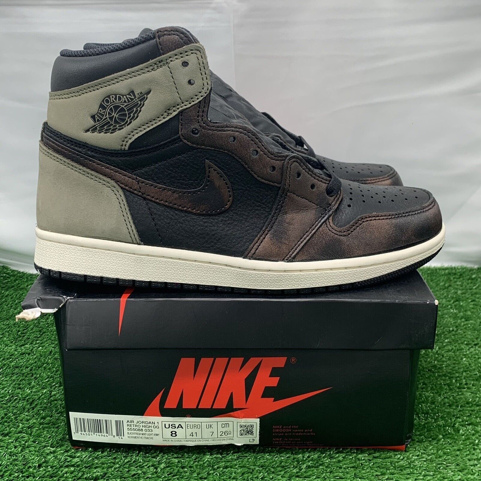 Jordan Brand Air Jordan 1 Retro High OG Patina 555088-033 Size 8 Og Box ...