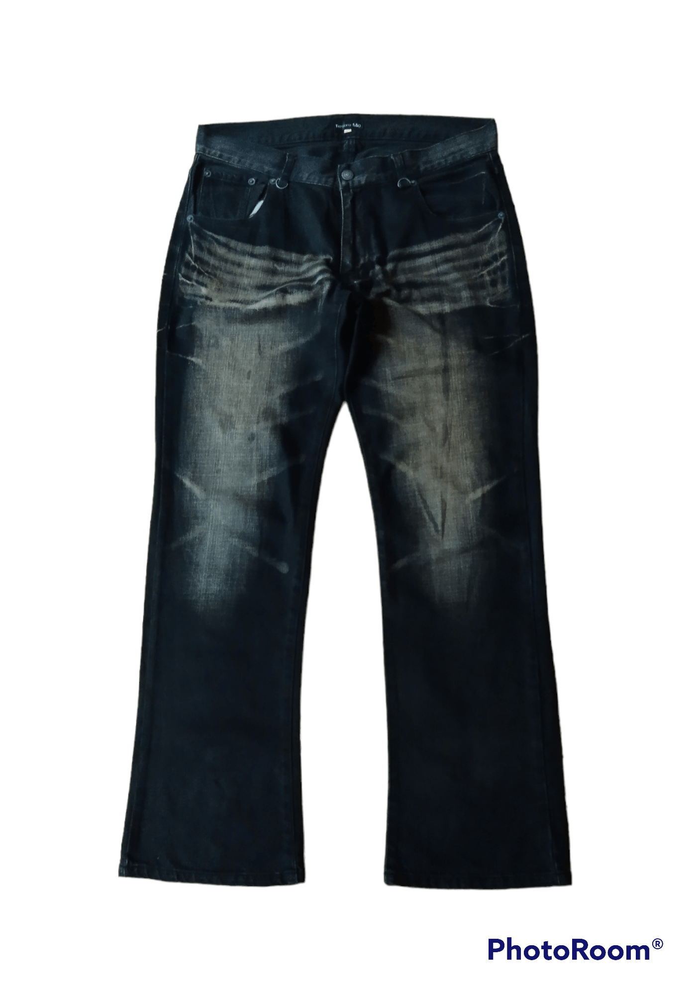 Avant Garde × Black × Rusty Flared Distressed BLACK RUSTY TESORO MIO ...