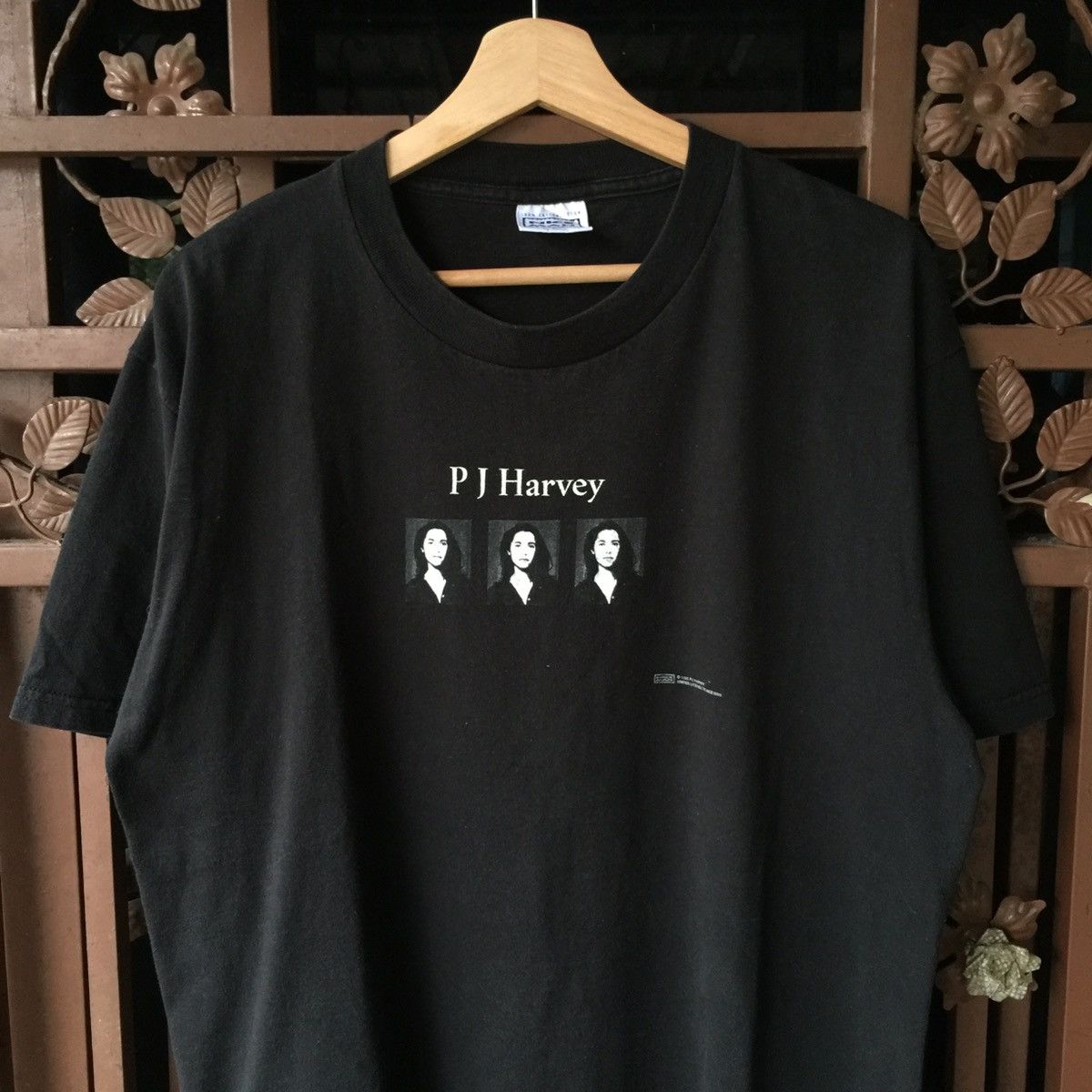 Band Tees × Vintage 1995 PJ HARVEY T SHIRT PROMO TOUR RARE BJORK ...