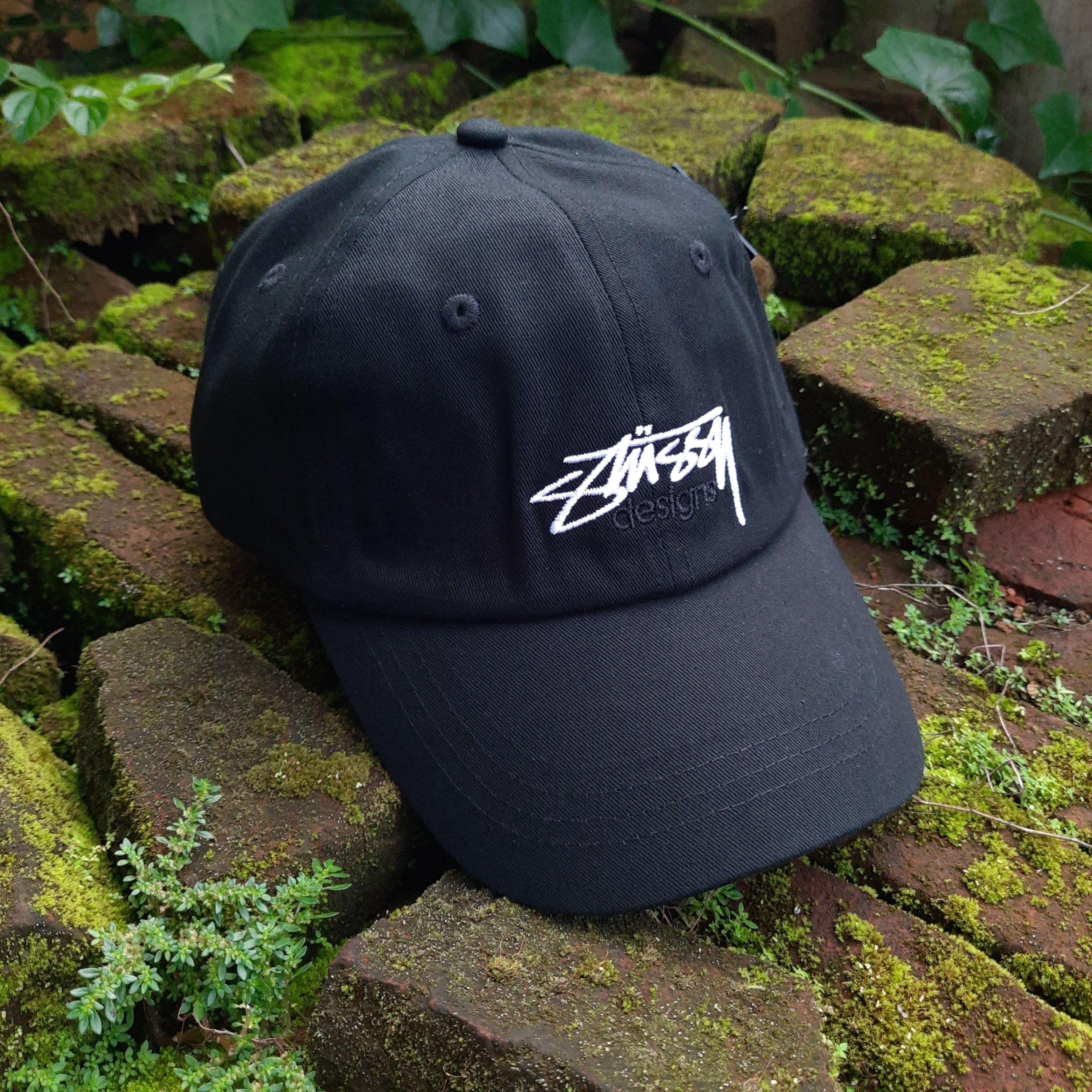 Streetwear × Stussy × Vintage Stussy Designs Cap Hat | Grailed