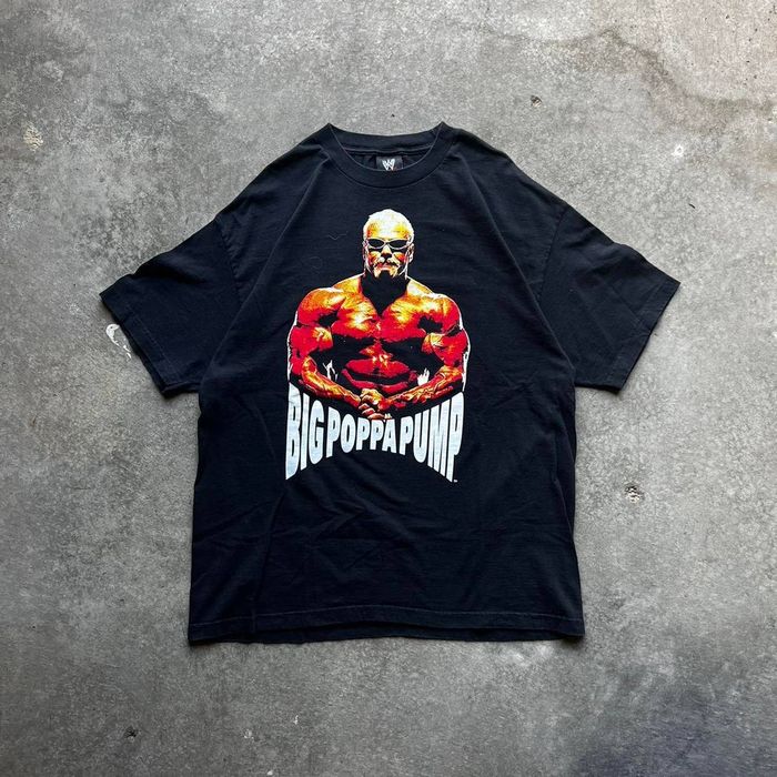 Vintage Vintage WWE Big Poppa Pump T Shirt | Grailed