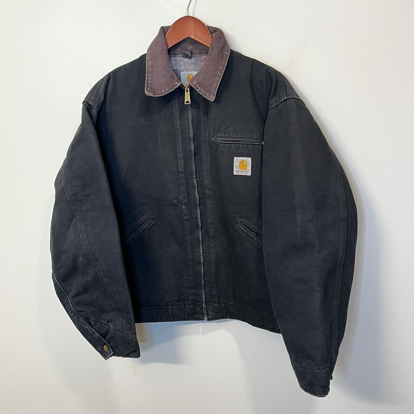 Vintage VTG Carhartt Detroit Work Jacket Blanket Lined Chore Coat | Grailed