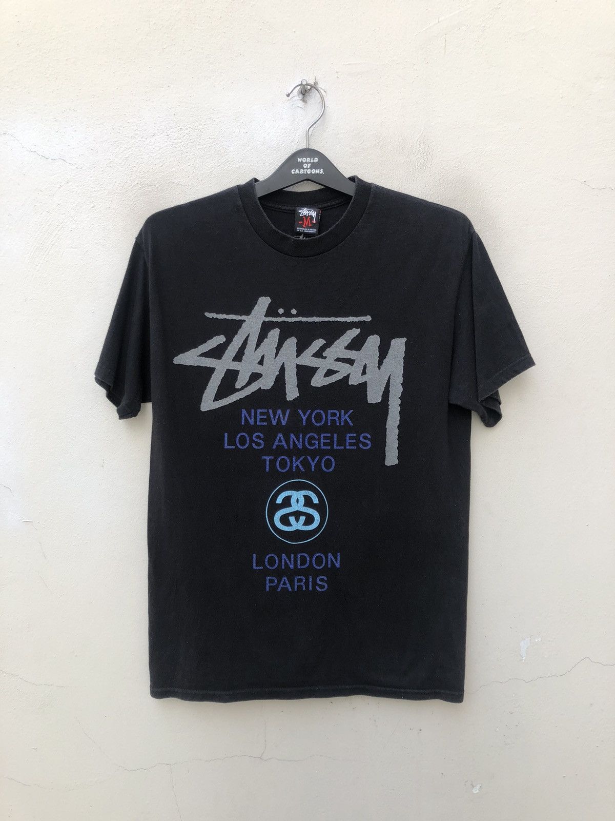 Stussy × Vintage Vintage Stussy X Local Color Double Sided t shirt ...