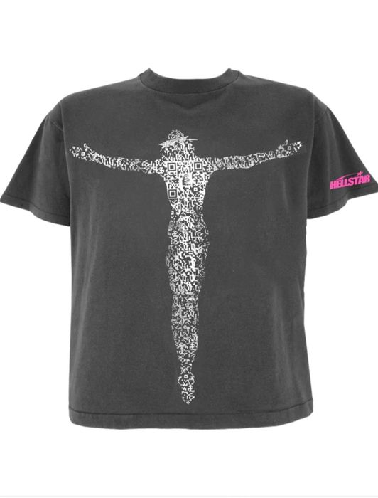 HELLSTAR JESUS QR CODE T-SHIRT | Grailed HELLSTAR JESUS QR CODE T-SHIRT | Grailed