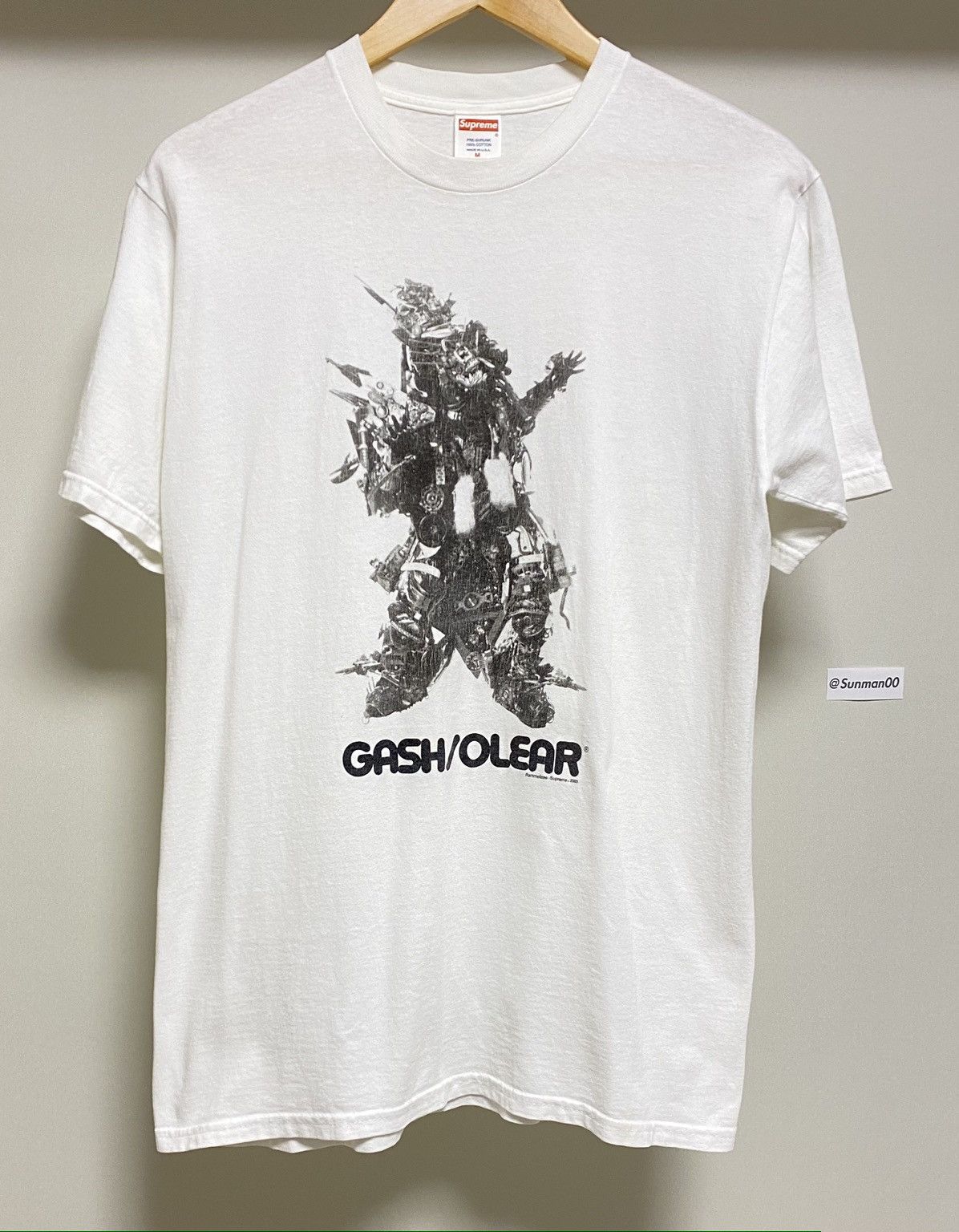 Supreme SUPREME Gash Olear Rammellzee Tee T-Shirt White 2003 | Grailed