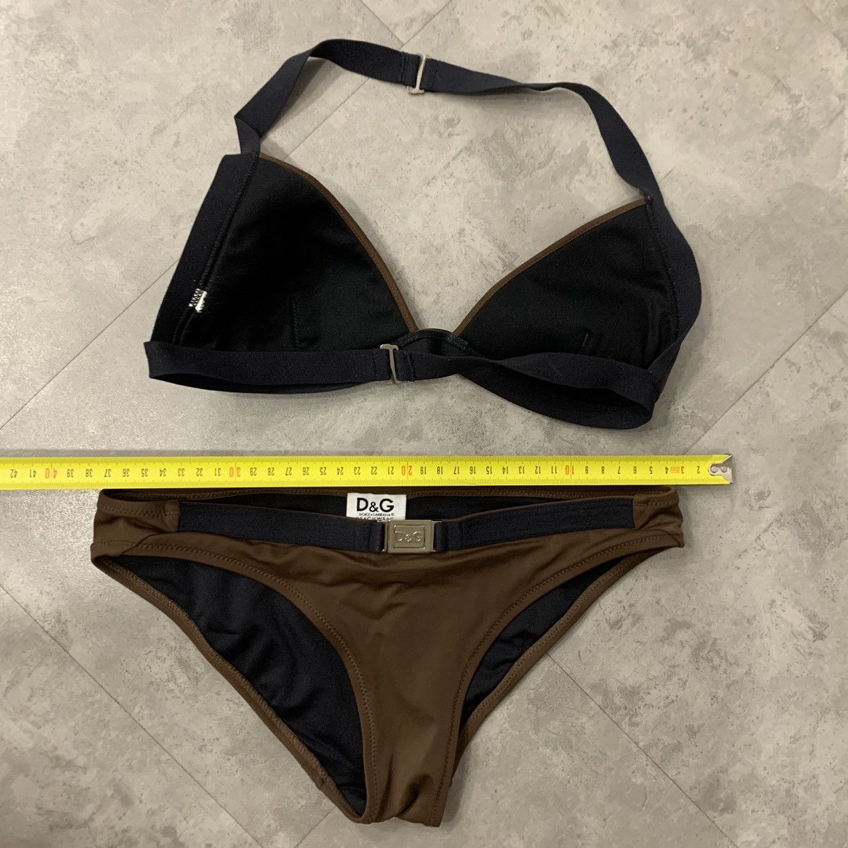 Dolce & Gabbana 🔴 Dolce Gabbana Bikini Swimsuit D&G Black Bikini Bra ...