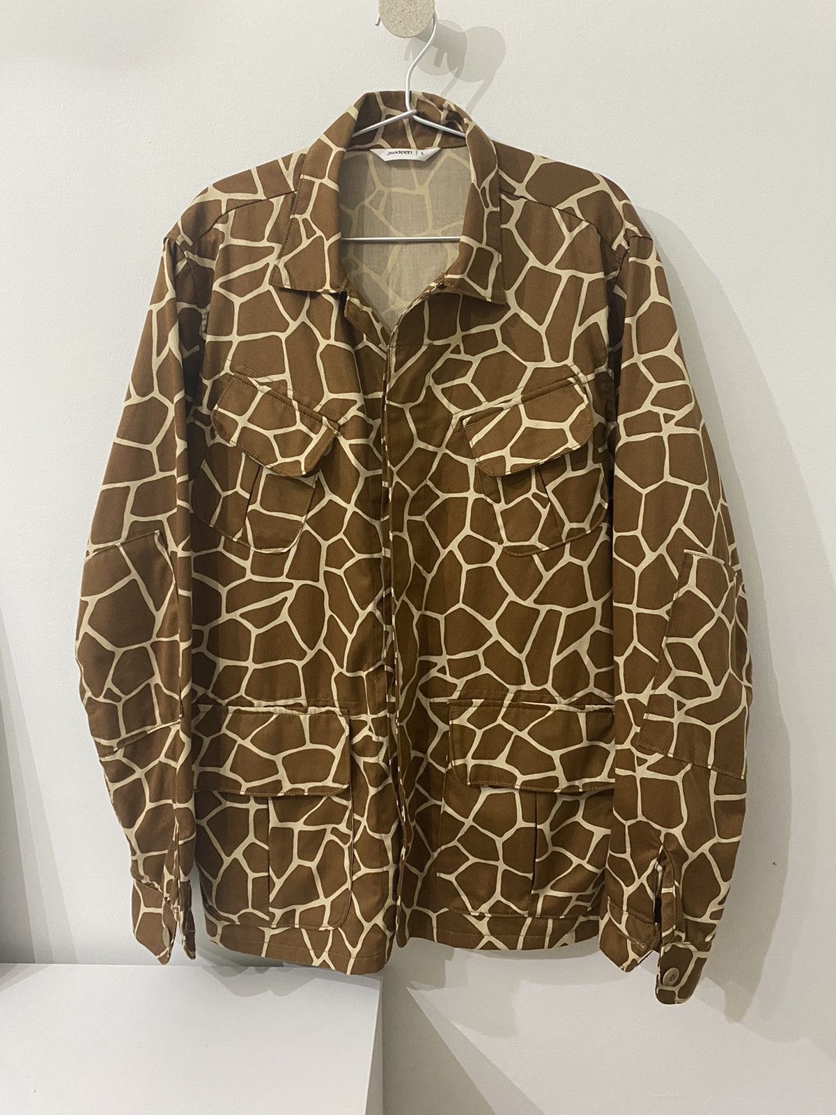 3sixteen 3sixteen Giraffe Print BDU Jacket | Grailed