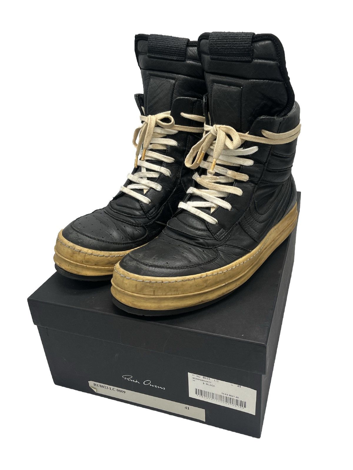 Rick Owens SS07 “Drake” Rick Owens Dunks Black 41 | Grailed