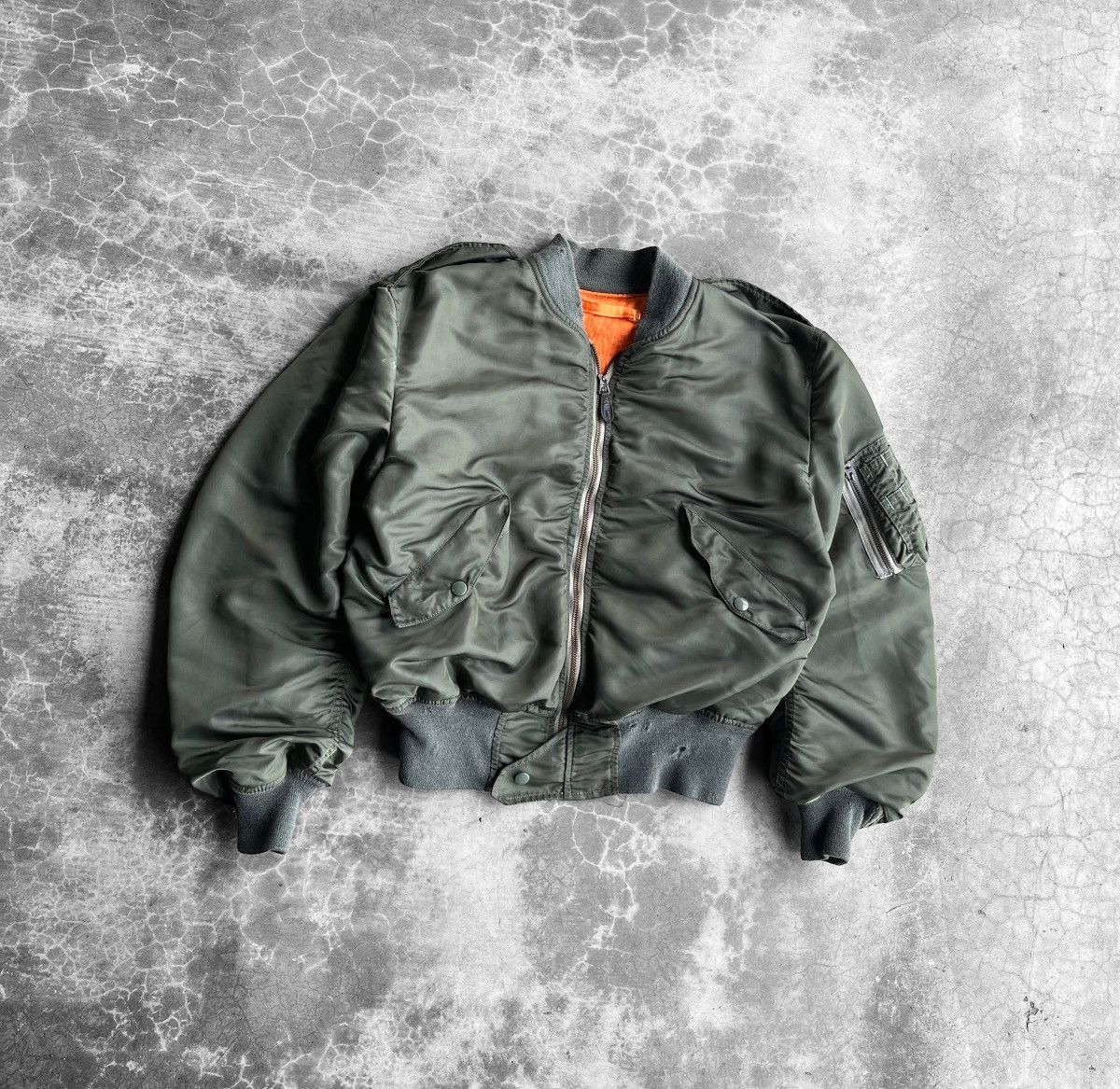 Vintage Vintage 60s L 2b Military Flight Jacket Usaf Vietnam War Grailed