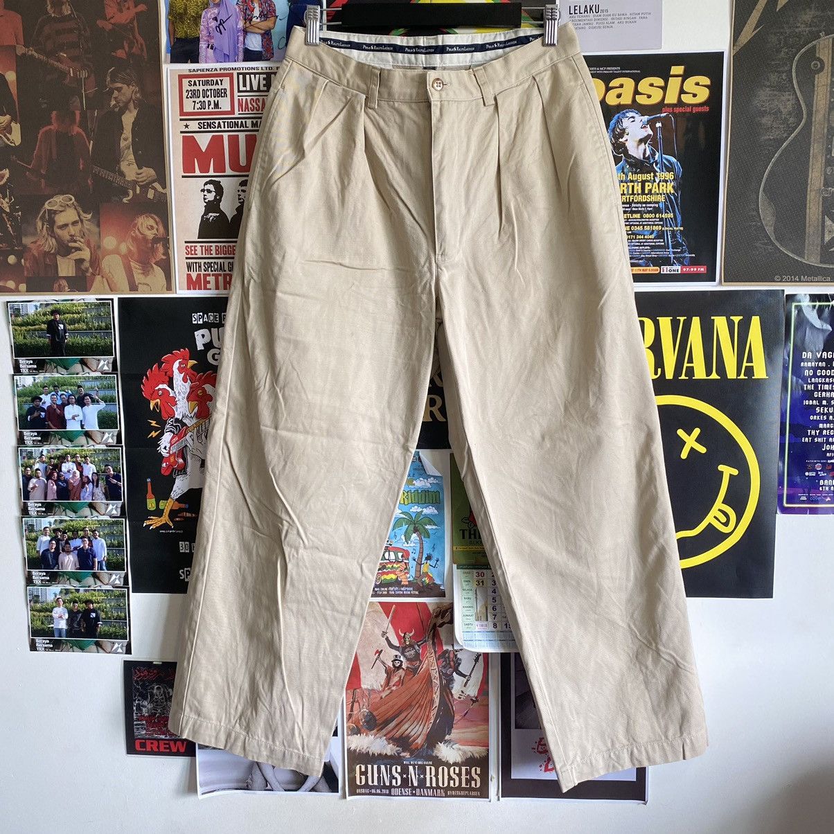 Ralph Lauren Vintage Polo Ralph Lauren Baggy Chino Pants | Grailed
