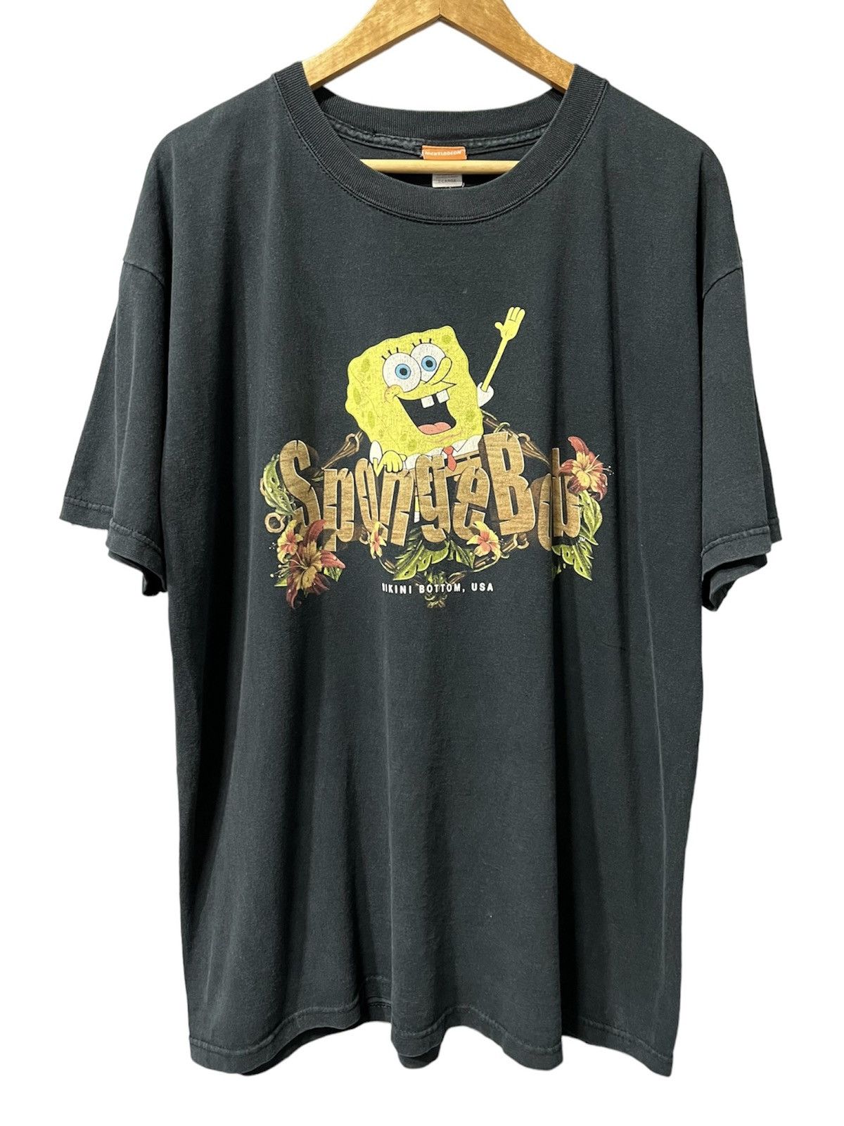 Cartoon Network × Nickelodeon × Vintage Faded Vintage SpongeBob Tees ...