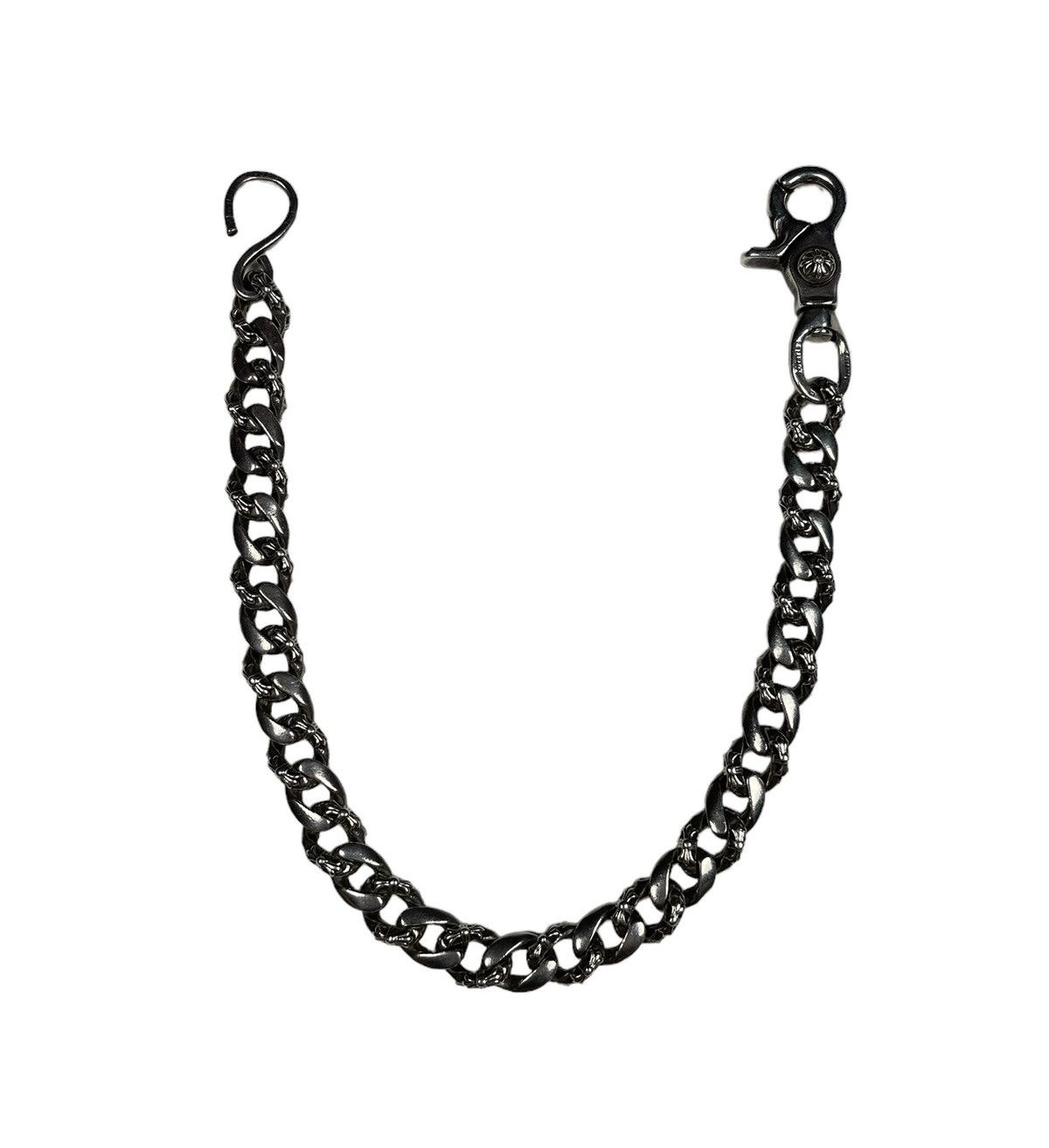 Chrome Hearts Sterling Silver Fancy Cuban Link Wallet Pocket Chain ...