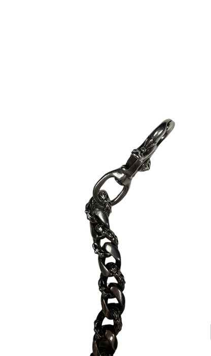 Chrome Hearts Sterling Silver Fancy Cuban Link Wallet Pocket Chain ...