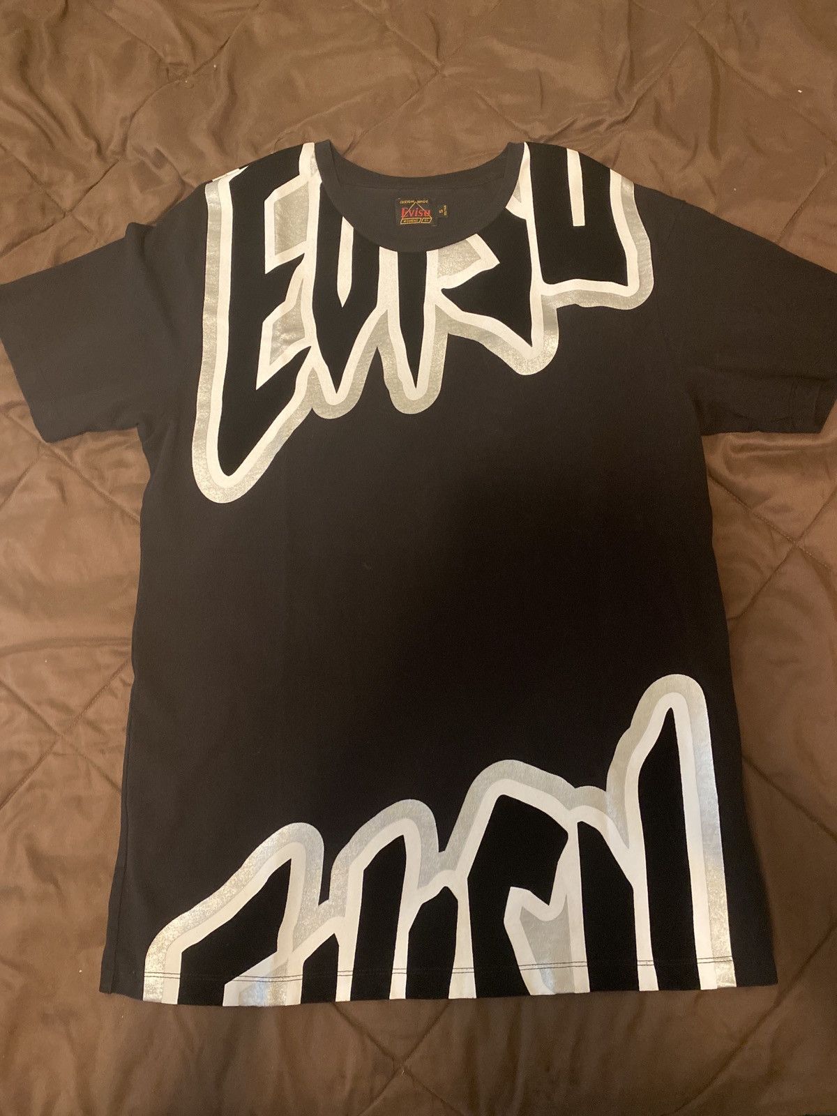 Evisu Evisu “Velvet” Letter Tee | Grailed