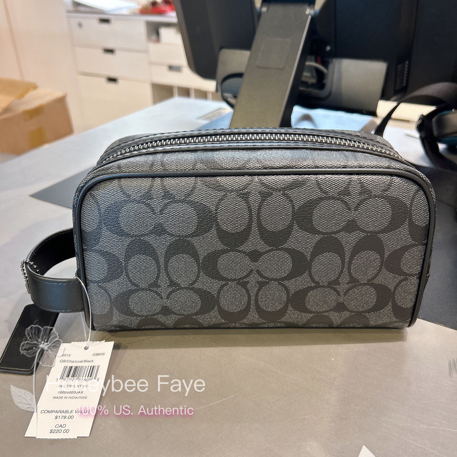 Coach NWT Coach Small Travel Kit In Signature Canvas | Grailed