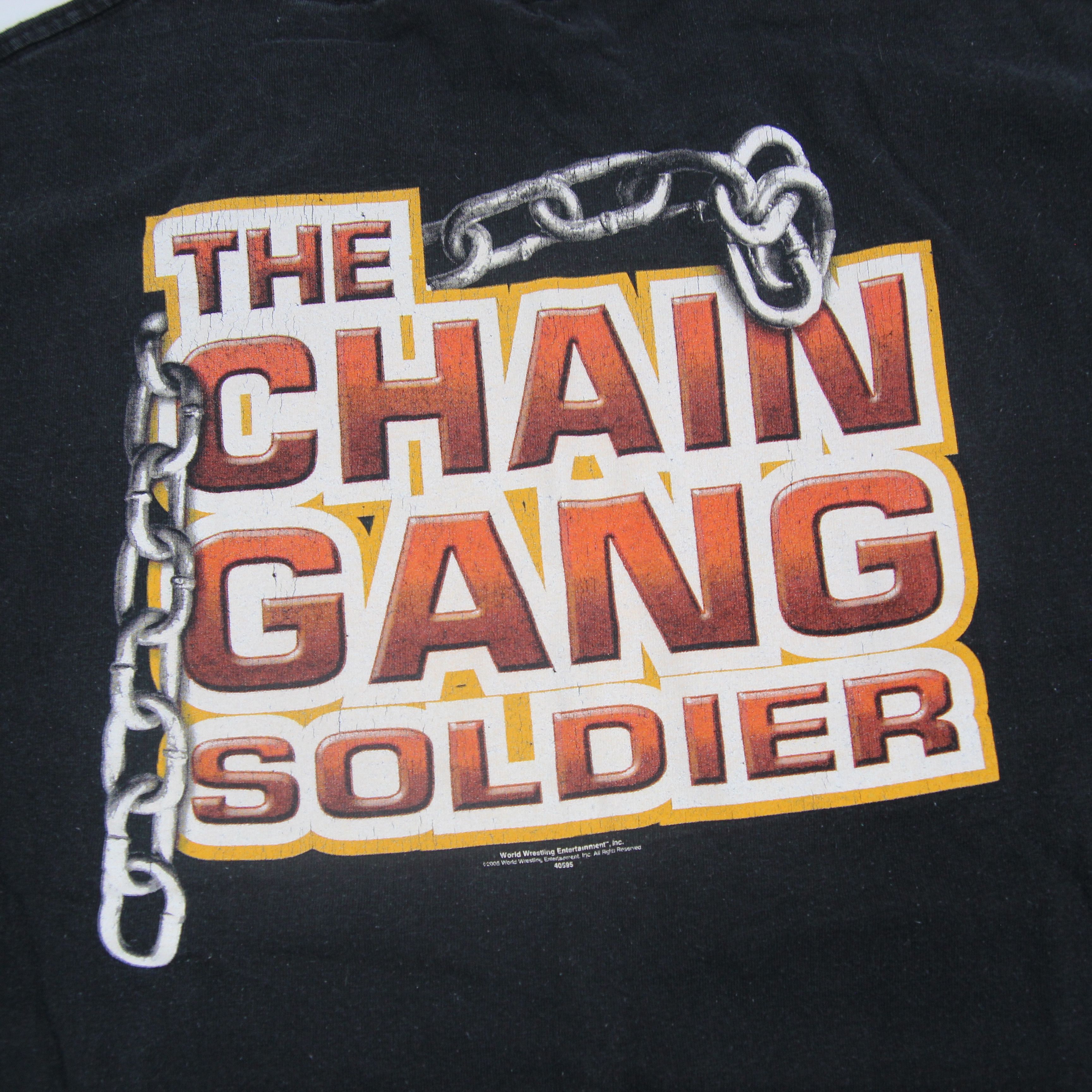 Vintage × Wwe Vintage John Cena "The Chain Gang Soldier" Graphic T ...