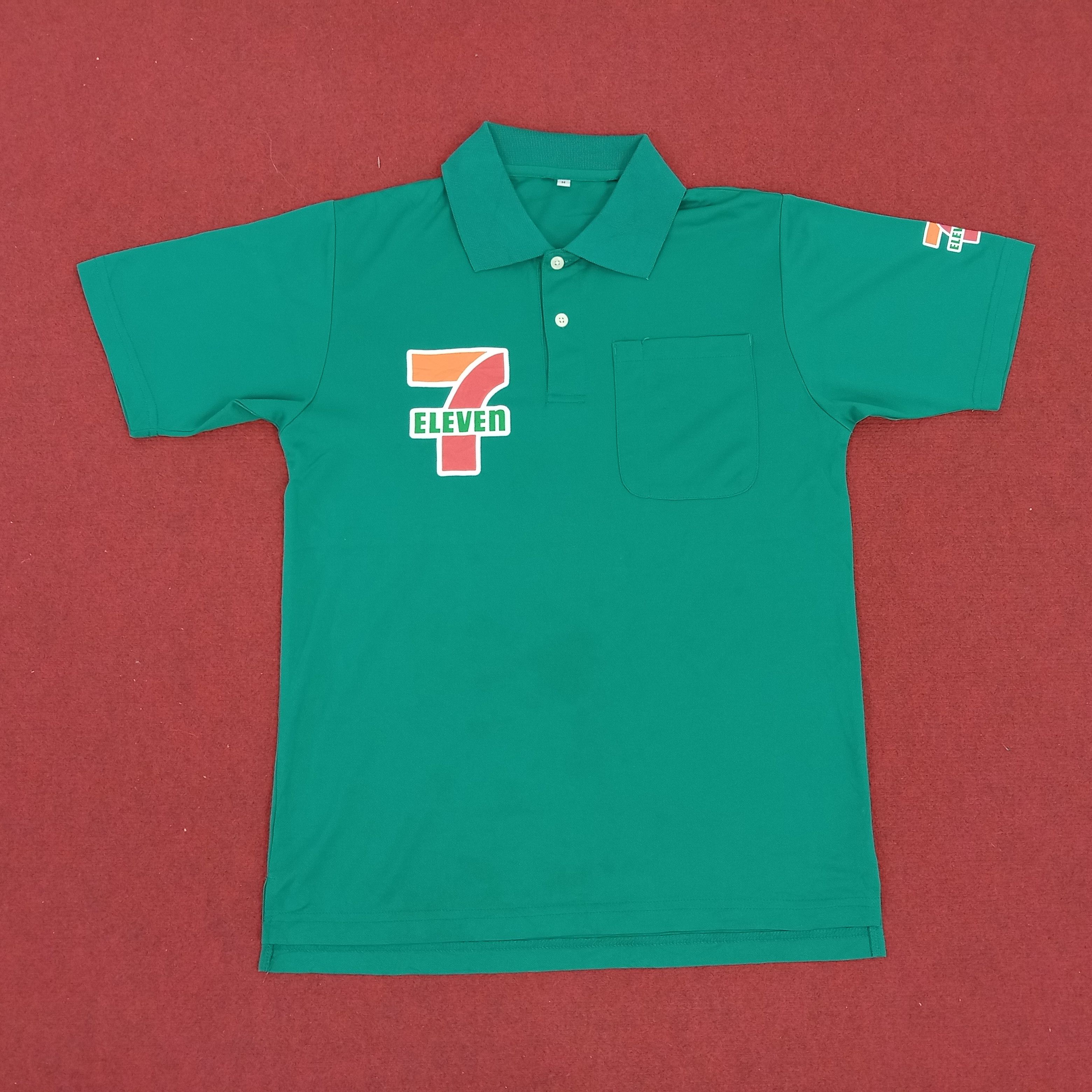 Vintage 7 Eleven Japanese Workers Uniform Pocket Style Polos | Grailed