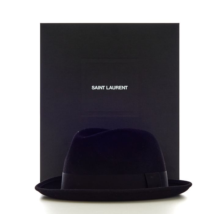 Yves Saint Laurent Fedora Hat In Rabbit Felt | Grailed