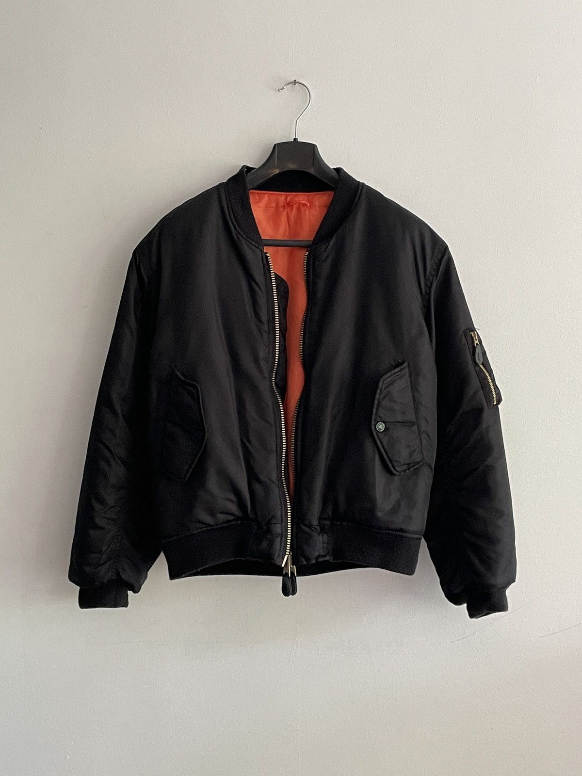 Fostex Garments × Vintage Fostex Garments M.C.D. MA-1 Bomber Black ... Fostex Garments × Vintage Fostex Garments M.C.D. MA-1 Bomber Black ...