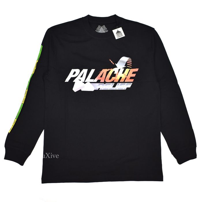 Palace Palace Palache Logo Long Sleeve T-Shirt DS | Grailed