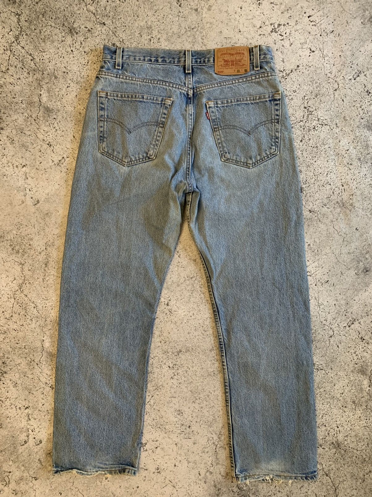 Levi's Levi’s vintage 80s Mexico blue stonewashed 505 jeans | Grailed