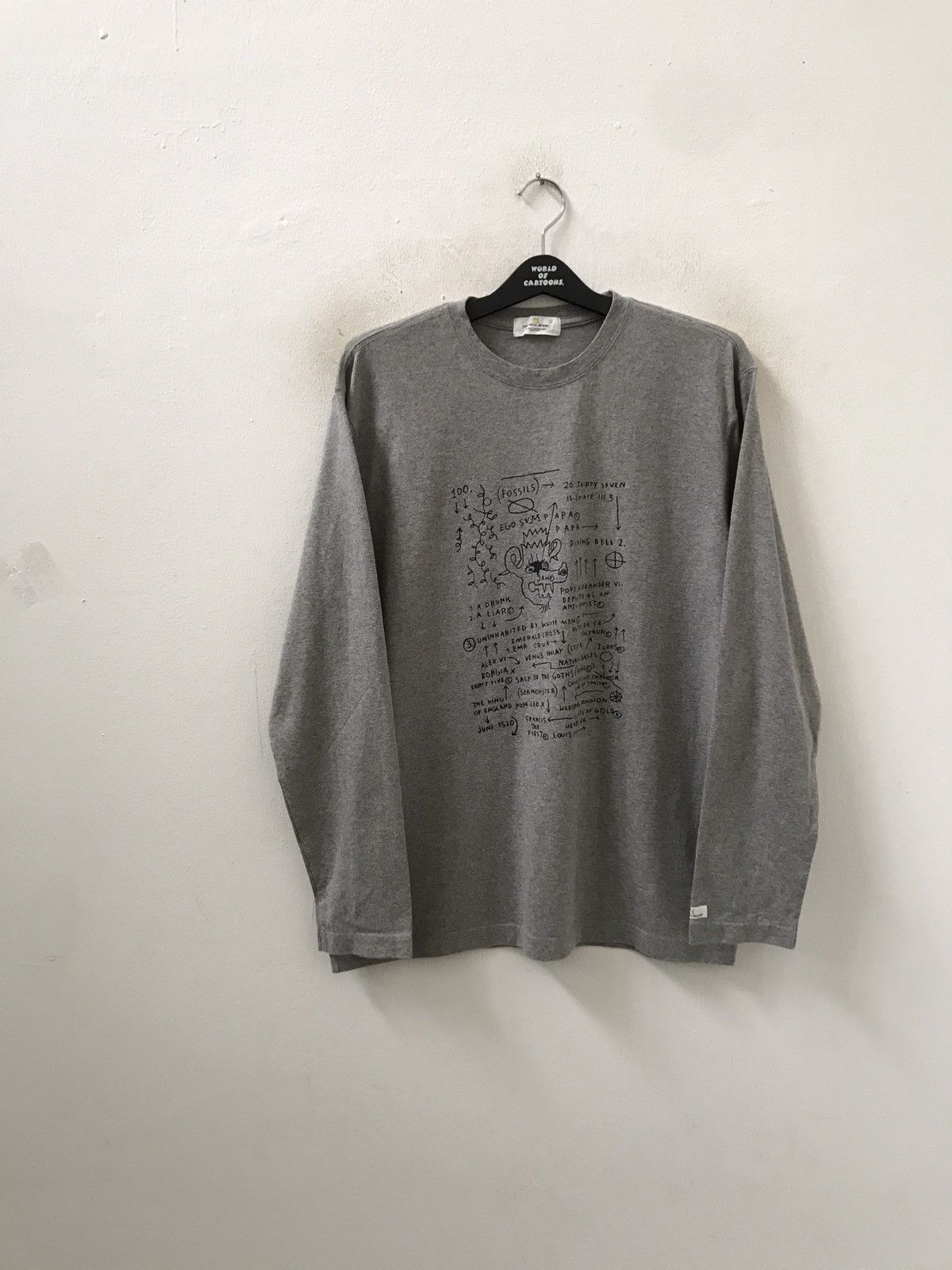 Jean Michel Basquiat Vintage 2000s Jean Michel Basquiat Long Sleeve Pop ...