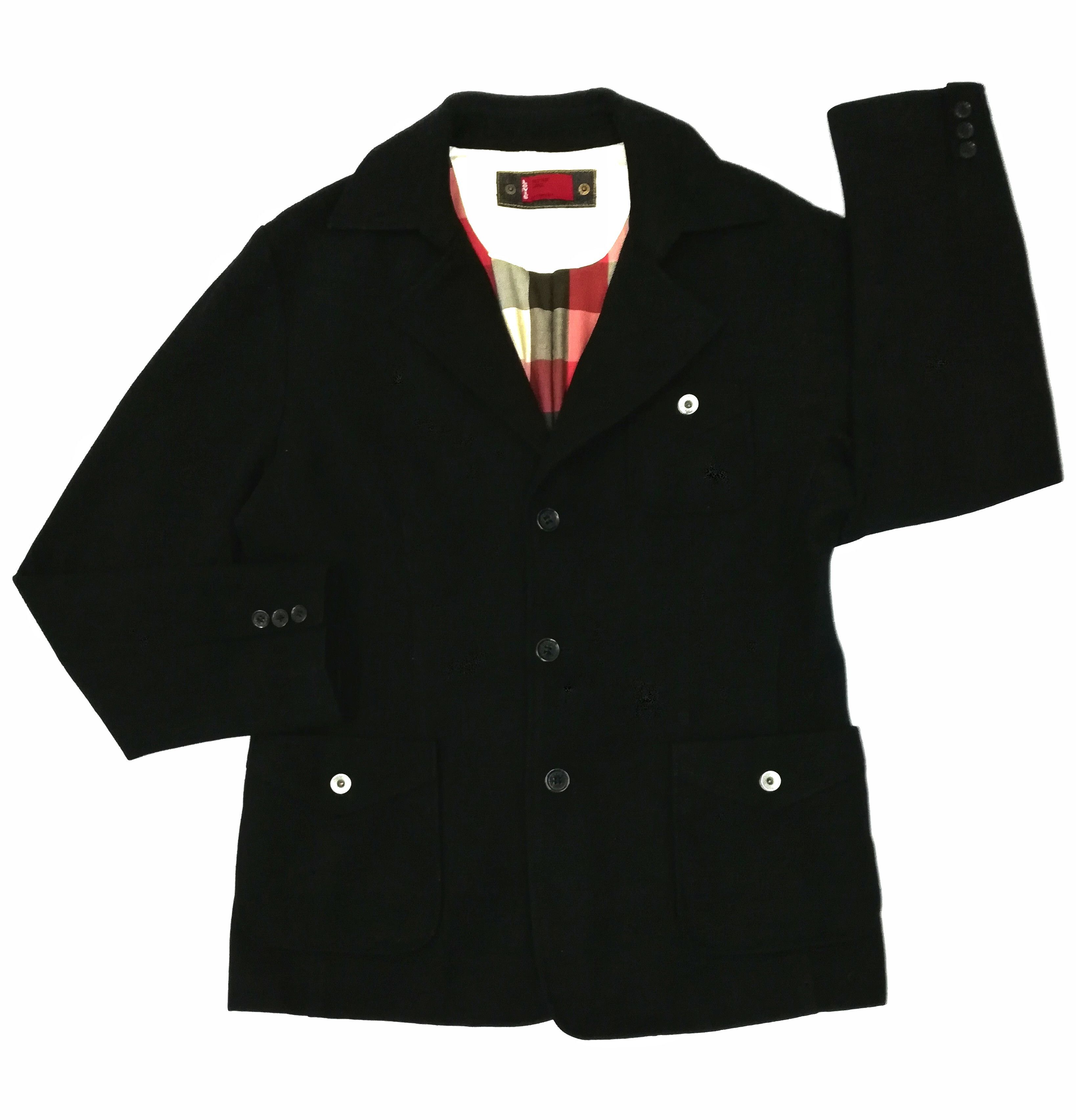 Vintage 🔥Levi’s Strauss Wool Gabardine Cargo Pocket Trenchcoat🔥 | Grailed