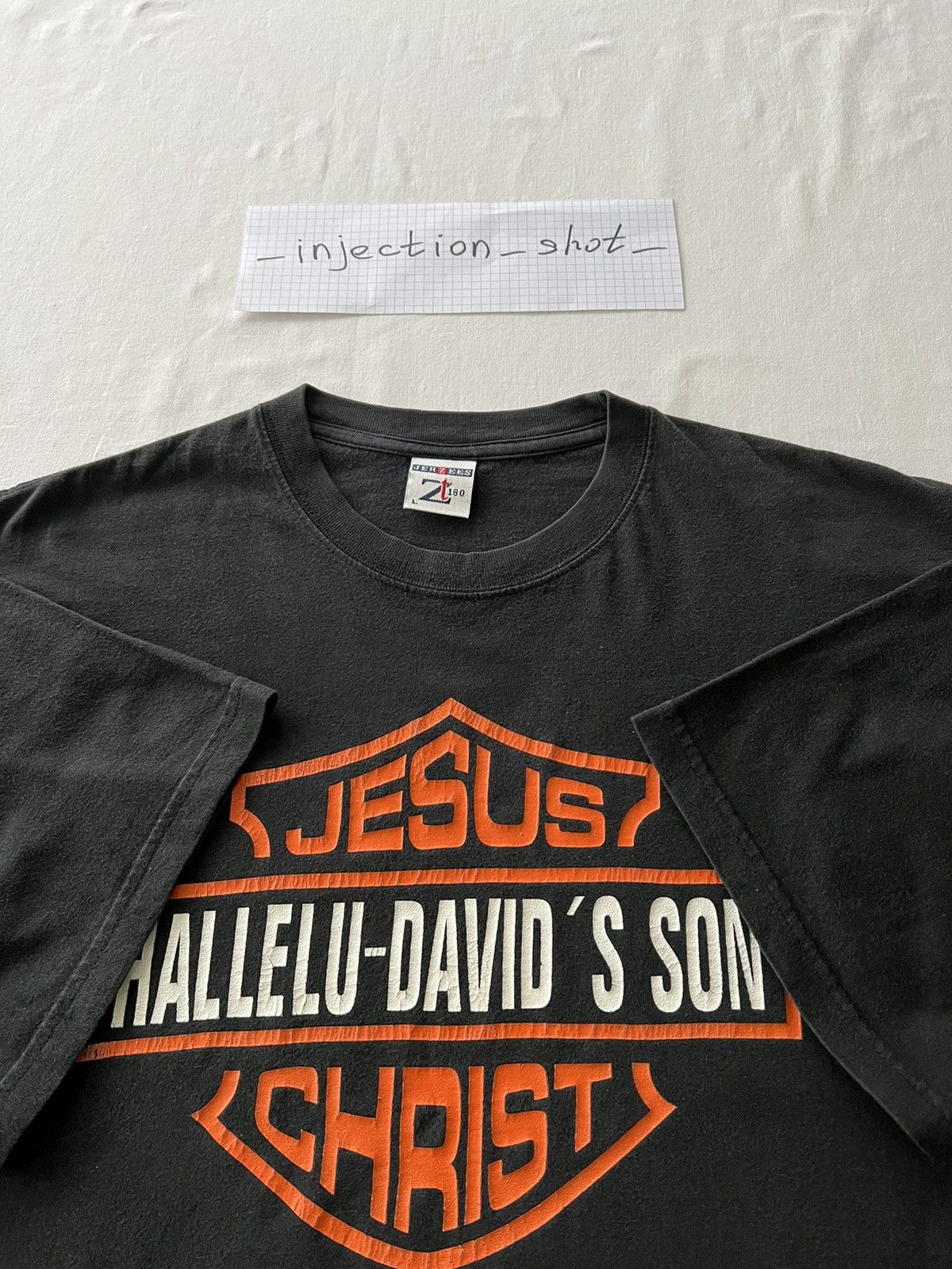 Vintage Vintage 2000s Harley Davidson Jesus Christ Black Tee | Grailed