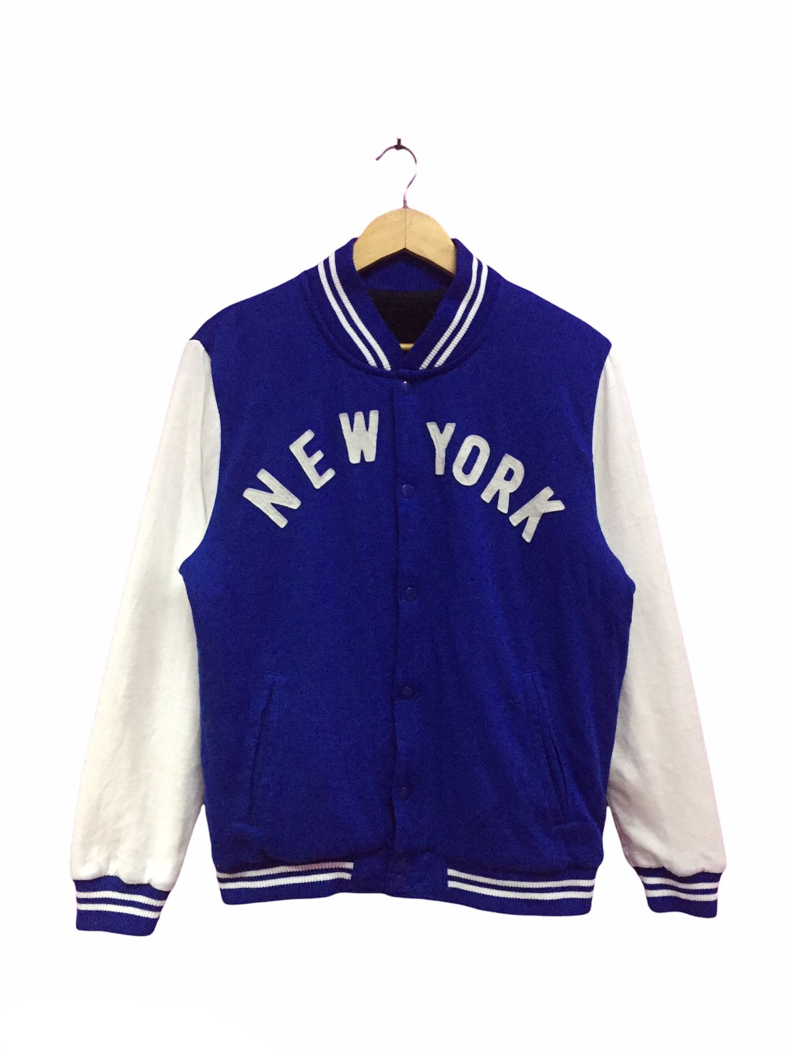 New York × Varsity Jacket New York Varsity Jackets Size L | Grailed