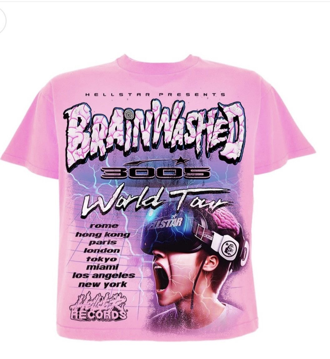 HELLSTAR Brainwashed World Tour T-Shirt | Grailed