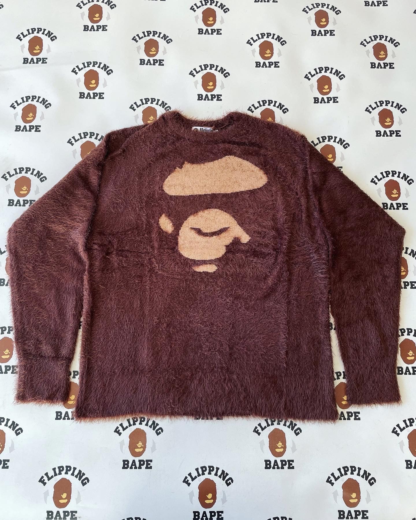 Bape BAPE APE FACE KNIT | Grailed