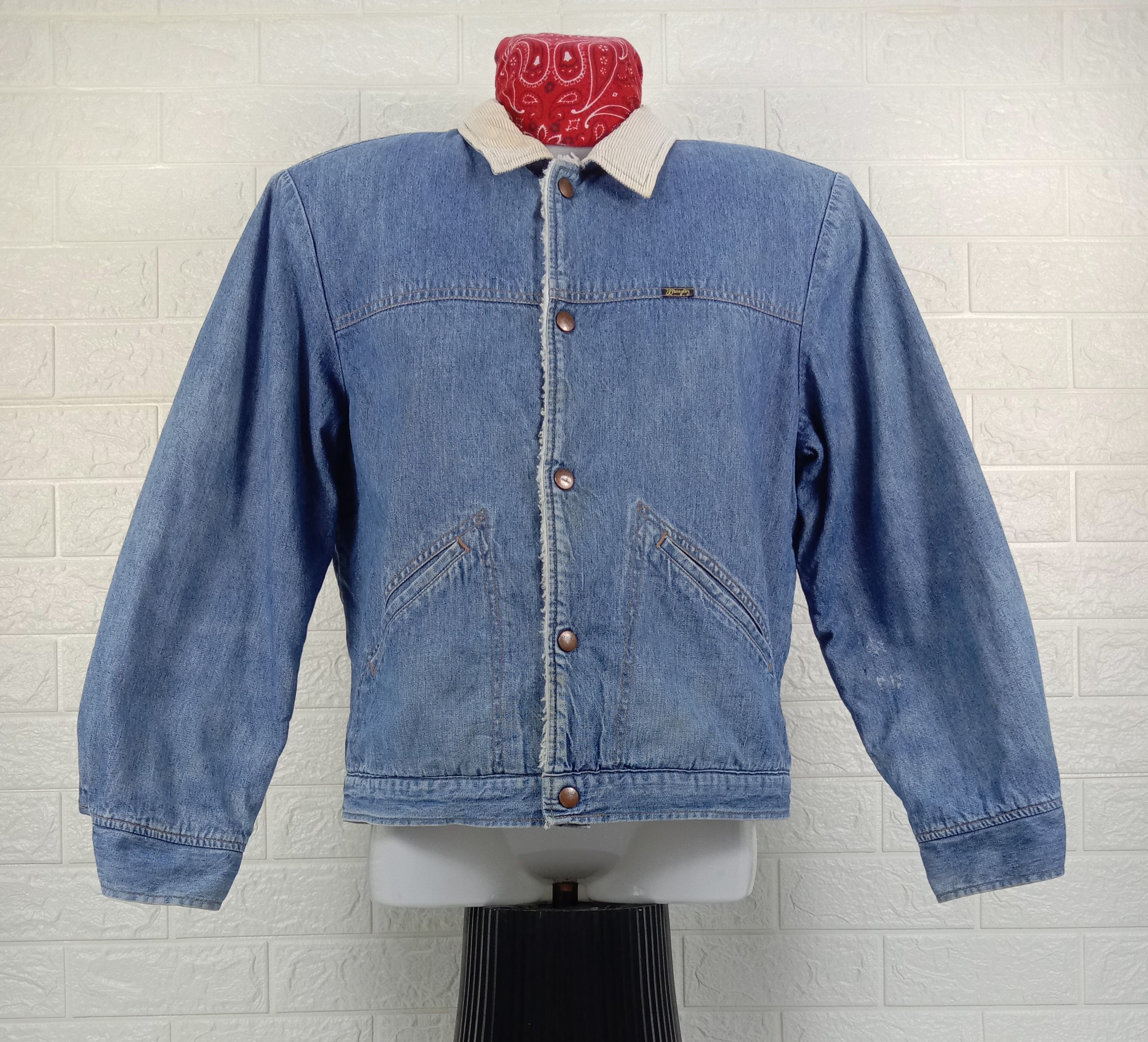 Vintage Vintage Wrangler Blue Denim Snap Button Denim Jacket | Grailed