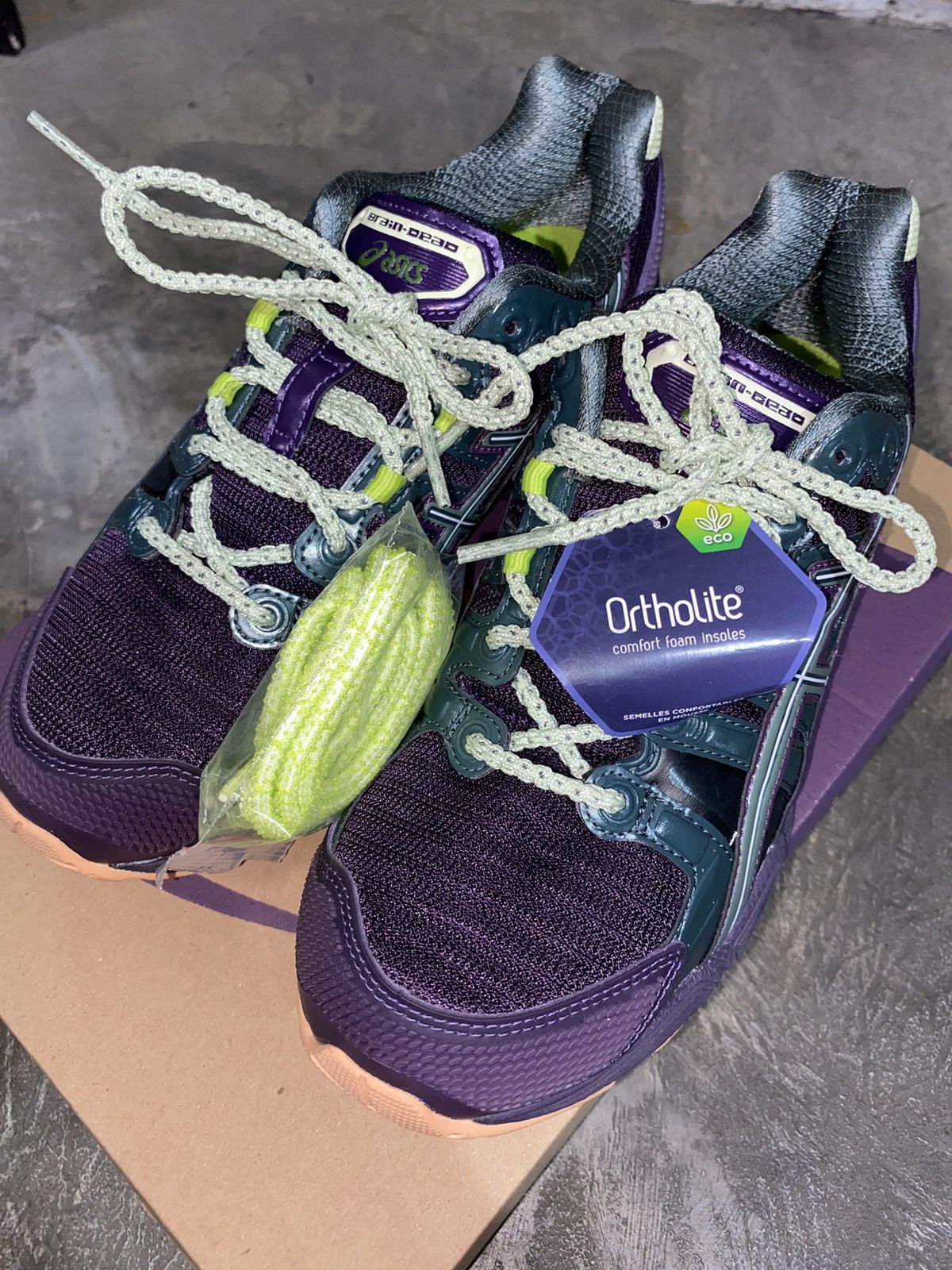 Asics × Brain Dead ASICS X BRAINDEAD GEL-NIMBUS 9 Nighshade/Laurel ...