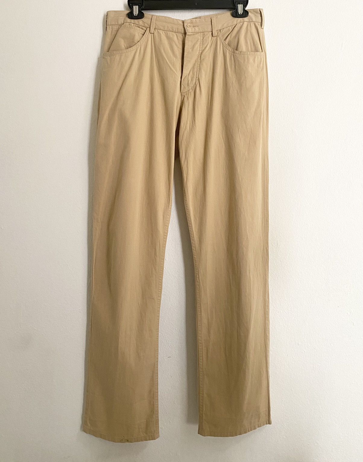 Helmut Lang Helmut Lang Archive Spring 2000 Gold Workwear Pants ...