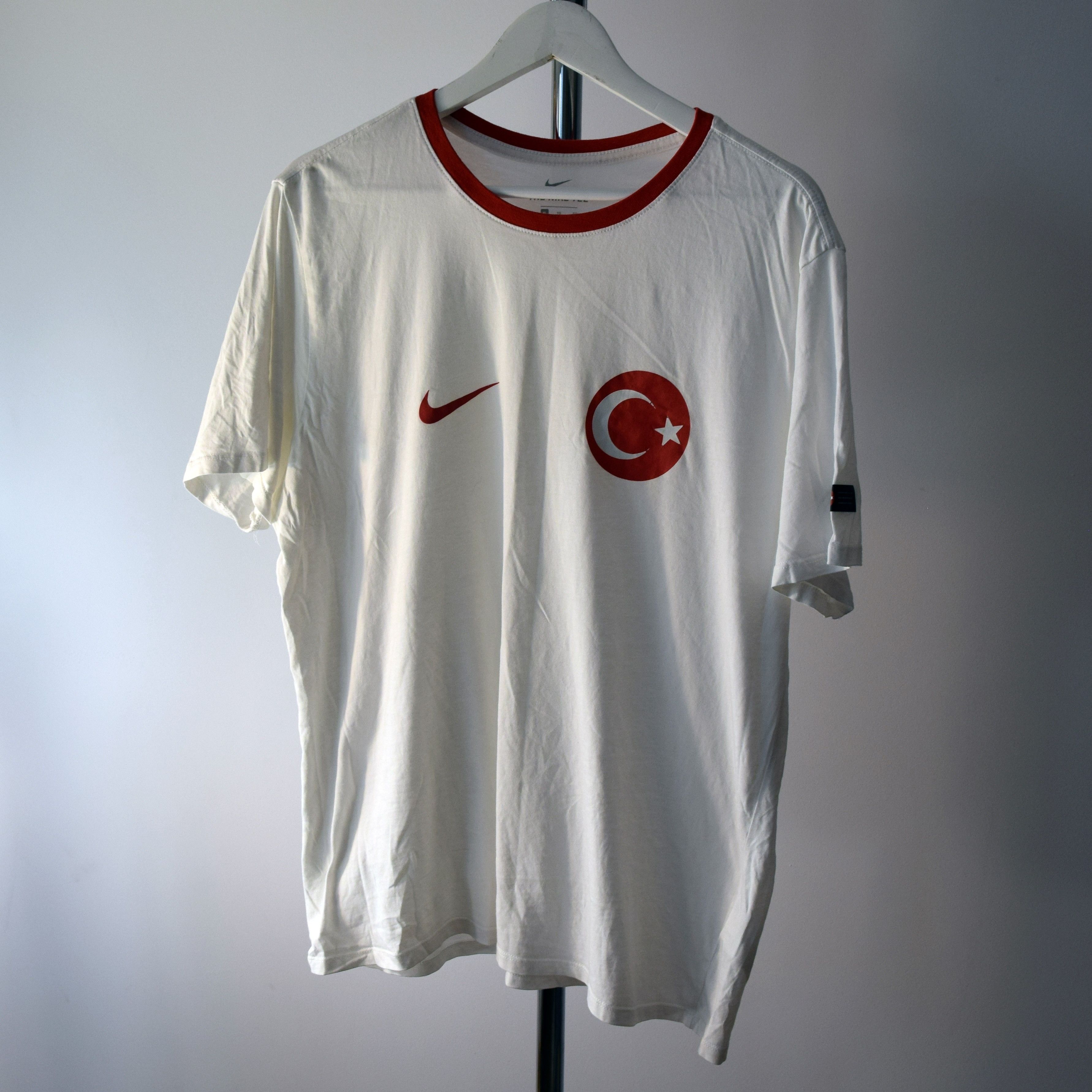 Nike × Soccer Jersey Home Turkey Nike National Home Jersey Tshirt XL ...