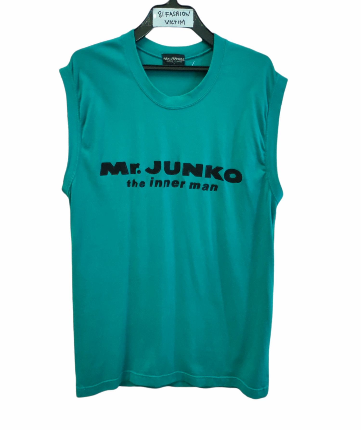 Japanese Brand × Mr. Junko × Vintage Mr. Junko Big Logo Sleeveless ...