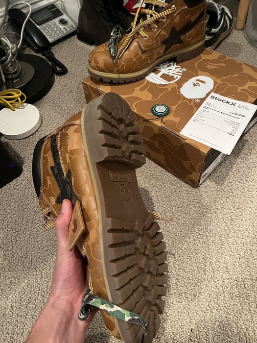 Bape Bape x Timberland Chukka Boots | Grailed