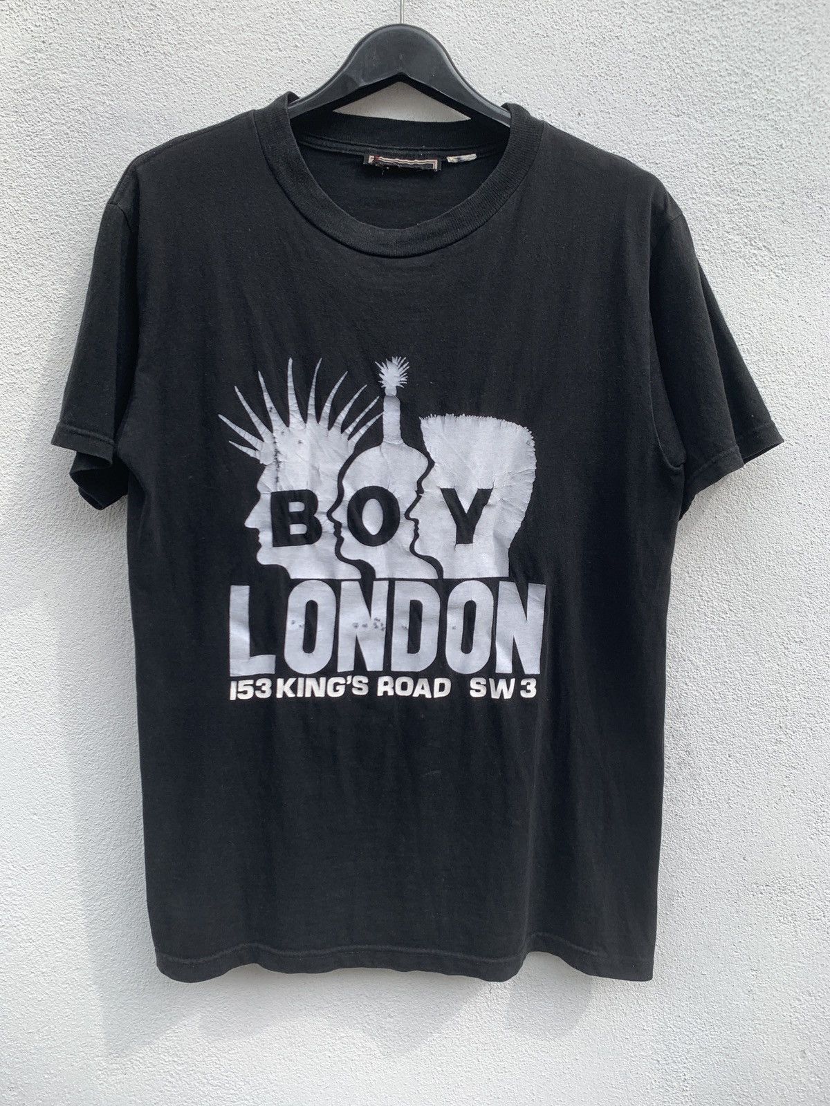 Vintage Vintage 90s Rare Boy London Seditionaries 153 Kings Road Tee ...