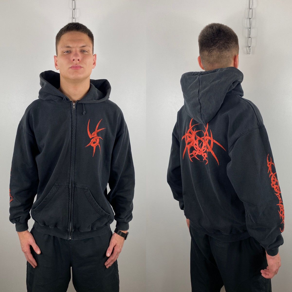 Avant Garde × Streetwear × Vintage Vintage Avant Garde Hoodie 3D Logo ...