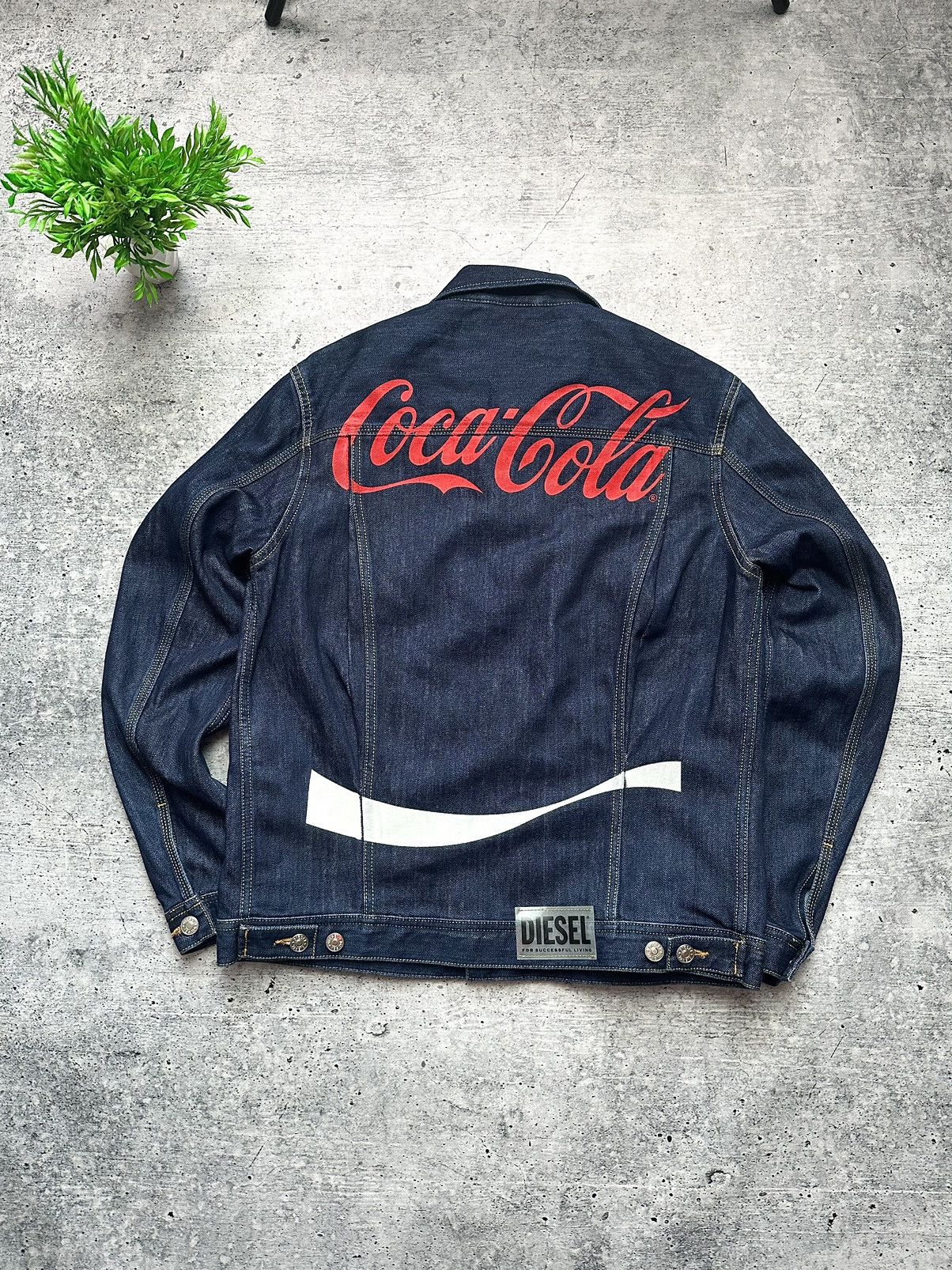 Coca Cola × Denim Jacket × Diesel Diesel Coca Cola Denim Jeans Jacket ...