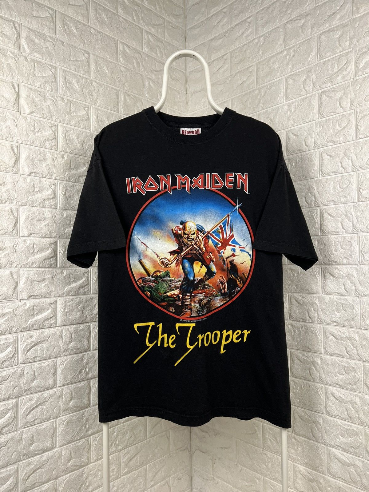 Band Tees × Rock Tees × Vintage Vintage 1997 Iron Maiden The Trooper ...