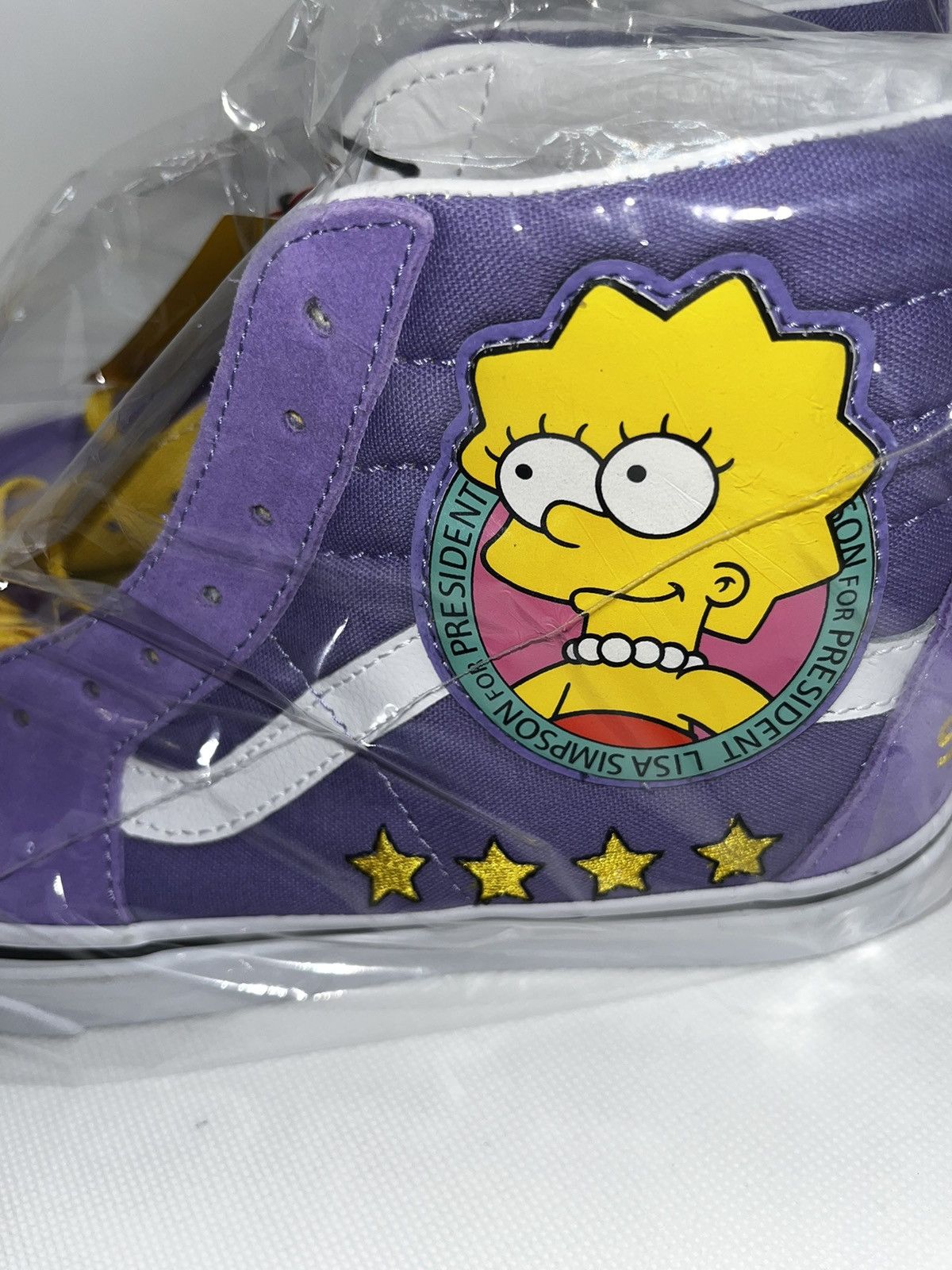 Vans The Simpsons x Sk8-Hi 'Lisa 4 Prez' | Grailed
