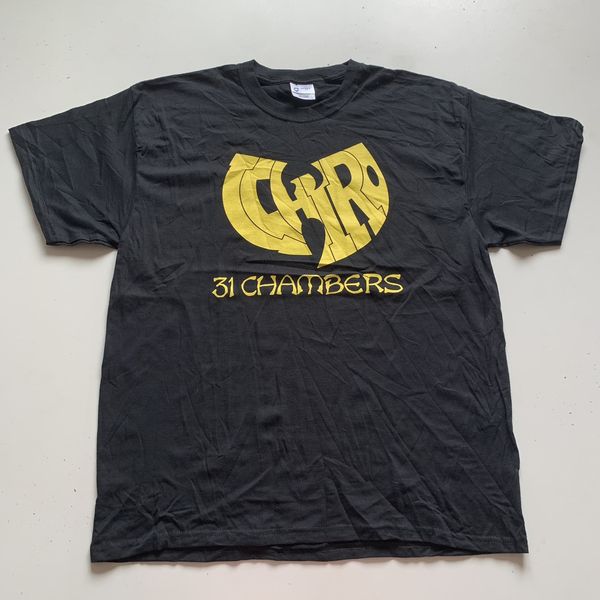 Vintage Vintage Y2K Wu-tang Clan Graphic 36 chambers T shirt black ...