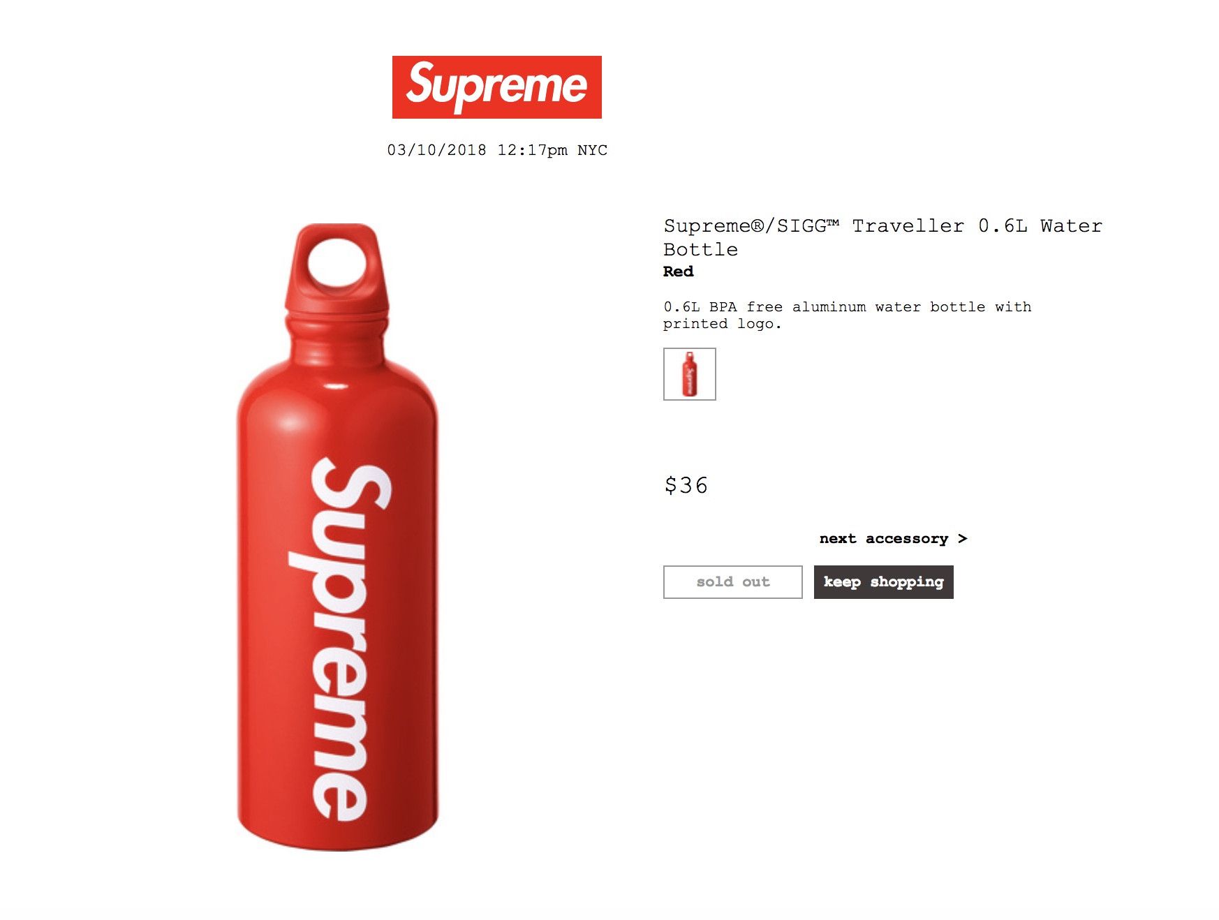 Supreme Supreme Waterbottle | Grailed