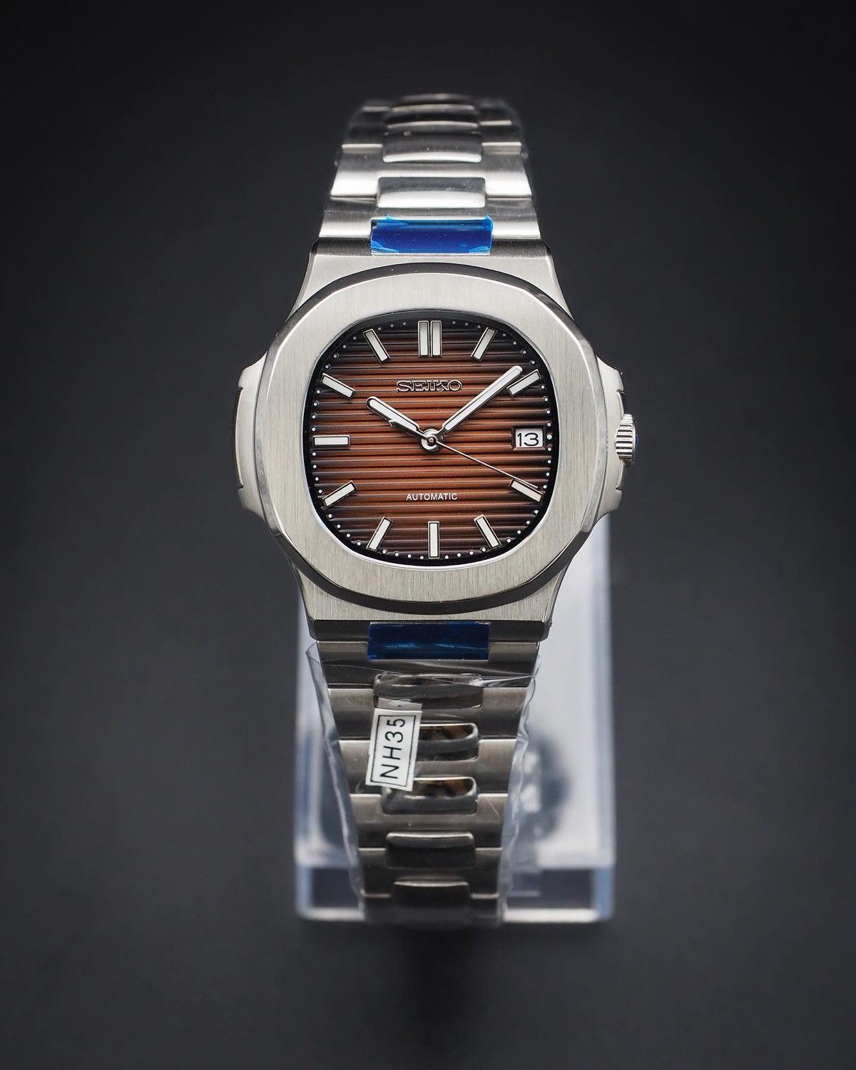 Seiko Seiko mod luxury nautilus custom watch | Grailed