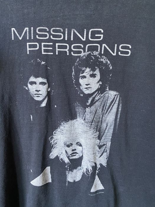 Vintage Missing Persons Band Tee | Grailed