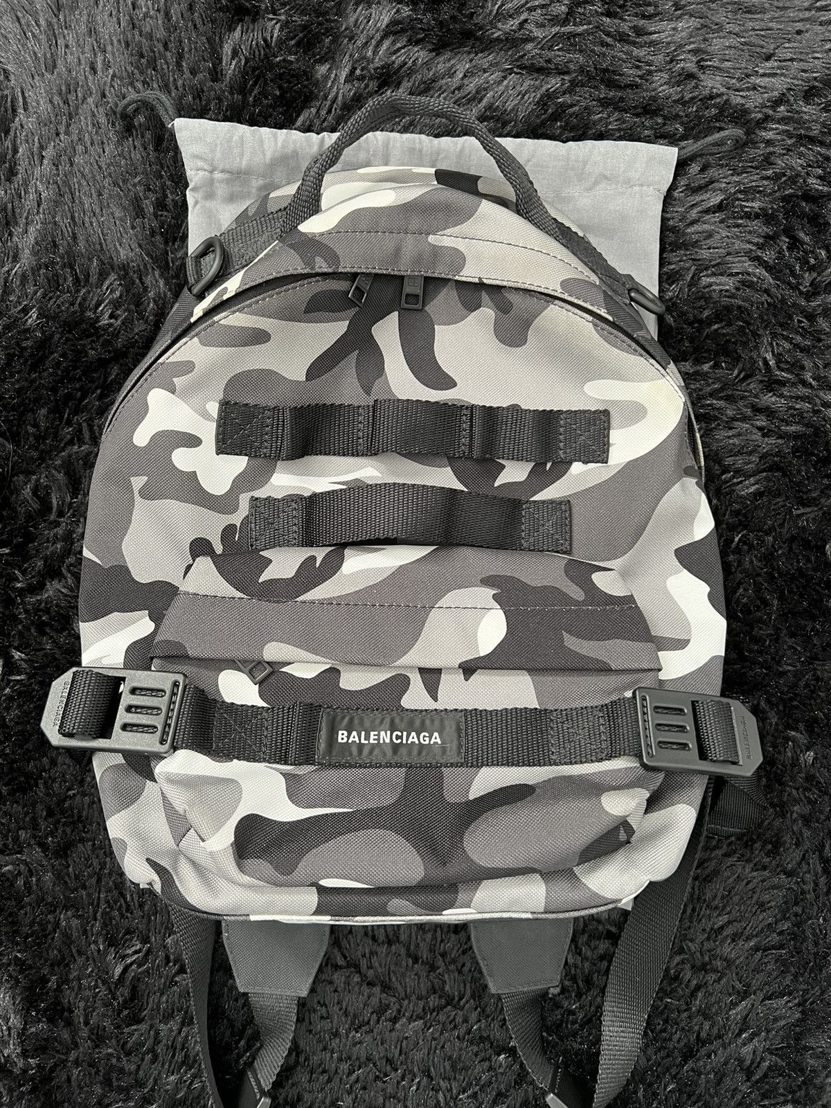 Balenciaga Balenciaga Mini Snow Camo Backpack | Grailed